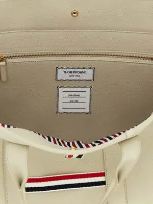 Thom Browne Medium Tool Bag In Grained Leather
