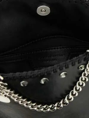 Stella McCartney Falabella Tiny Bag Crackle - Black