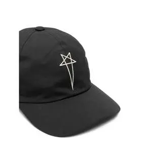 Rick Owens Baseball Cap With Star Motif