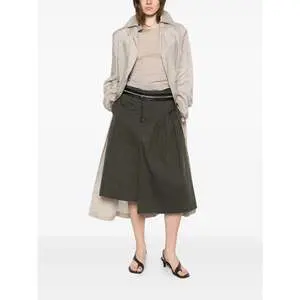 Rick Owens Taupe Grey Crew Neck Sleeveless Tank Top