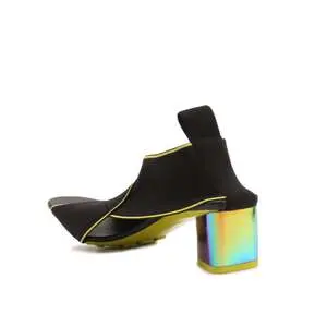 Bottega Veneta Fabric Flex Sandals With Embossed Logo - Black
