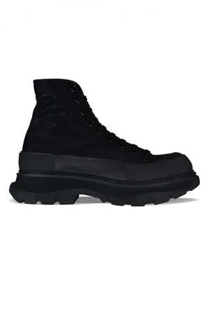 Alexander McQueen Tread Slick High Top Sneakers - Black