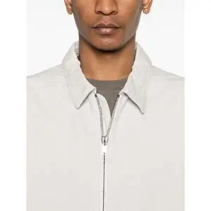 Rick Owens Zip-up Shirt Jacket - Cream