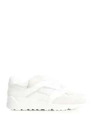 Saint Laurent Bump" Sneakers In Smooth Leather And Suede - White