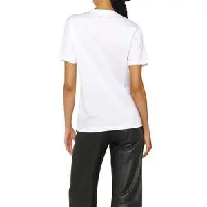 FERRAGAMO Floral Embroidered Cotton T-shirt