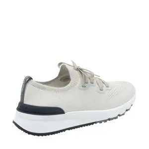 Brunello Cucinelli Cotton Lace-up Sneakers - White