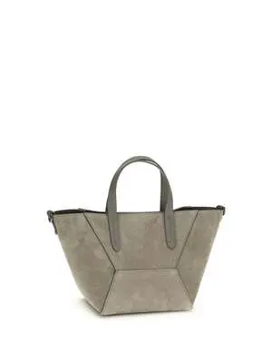 Brunello Cucinelli Suede Shoulder Bag - Brown