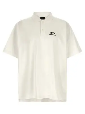 Balenciaga Laurel Classic' Polo Shirt - White