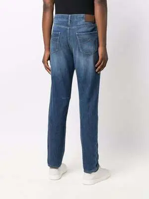 Brunello Cucinelli Straight-leg Jeans With Faded Effect - Blue