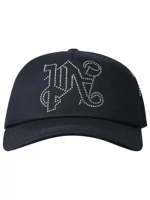 Palm Angels Monogram Cap - Black
