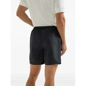 Brunello Cucinelli Beachwear Swim Shorts With Logo Detail - Black
