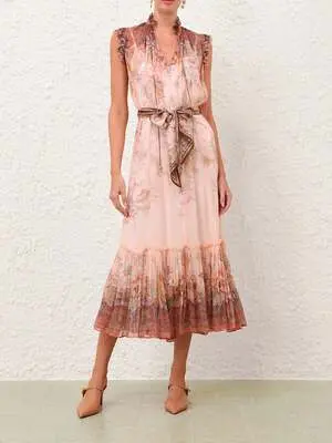 Zimmermann Alchemy Flutter Dress - Multicolor