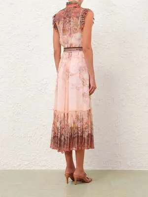 Zimmermann Alchemy Flutter Dress - Multicolor