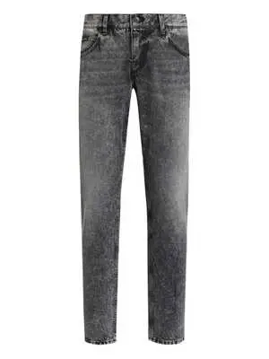 Dolce & Gabbana Jeans With Logo Plaque - Gray
