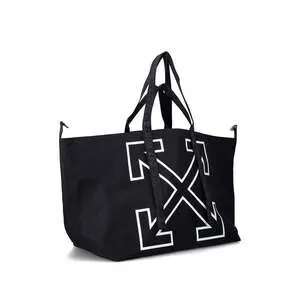 Off-White Tote Bag With Arrow Print