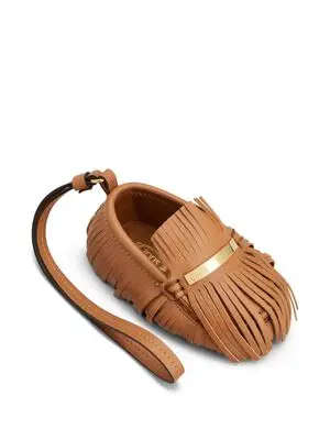 TOD'S Charm Gommino In Pelle - Brown