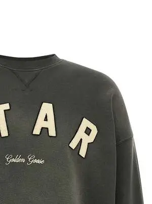 GOLDEN GOOSE Star Patch Sweatshirt - Gray