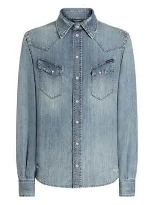 Dolce & Gabbana Western Shirt - Blue