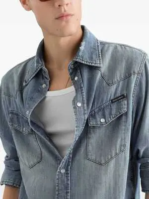 Dolce & Gabbana Western Shirt - Blue
