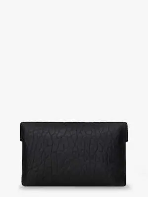 Saint Laurent Leather Envelope Card Holder With Metal Cassandre Logo