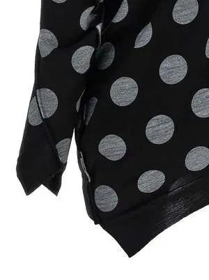 Junya Watanabe Polka Dot Maxi Cardigan