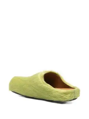 Marni Footbed Mules - Green