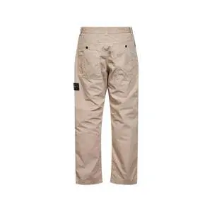 Stone Island Straight-leg Cotton Trousers