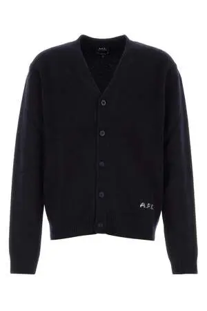 A.p.c. Midnight Wool Kevin Cardigan