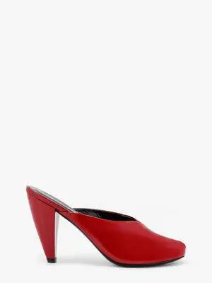 JUDE Patent Leather Mules - Red