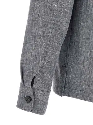 Zegna Crossover' Overshirt - Blue