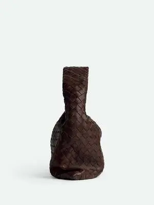 Bottega Veneta Hop Piccola Woven Leather Hobo Bag - Brown