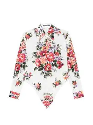 Dolce & Gabbana Long-sleeved Floral Shirt - Multicolor