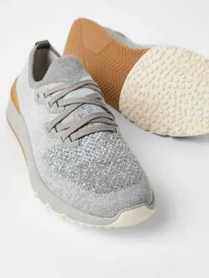 Brunello Cucinelli Knit Lace-up Sneakers