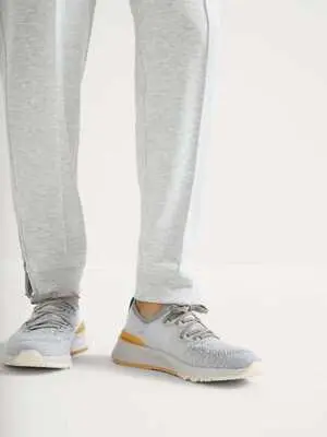 Brunello Cucinelli Knit Lace-up Sneakers