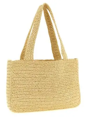 Valentino Garavani Viva Superstar Midi Shopping Bag - Cream