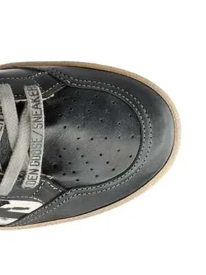 GOLDEN GOOSE Ball Star Leather Sneakers - Black