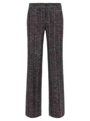 Missoni Sequin Tartan Flare Pants - Multicolor