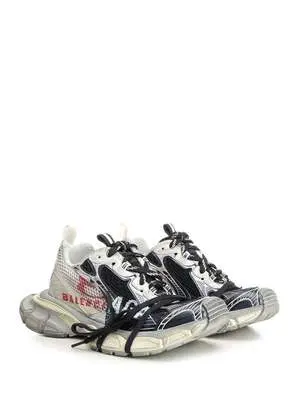 Balenciaga 3xl Split Log Sneakers - Gray
