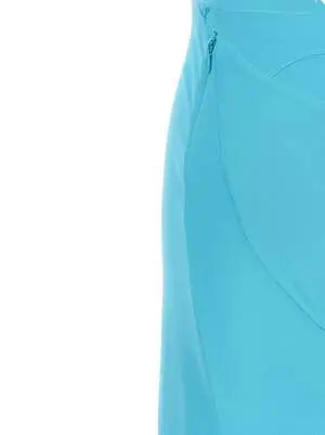 TOM FORD Long Crêpe Jersey Skirt - Blue