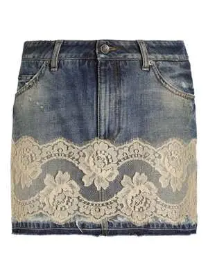 Dolce & Gabbana Raw Edge Hem Bottoms For Women
