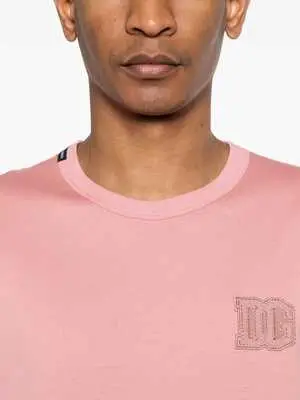 Dolce & Gabbana T-shirt With Logo Patch - Multicolor