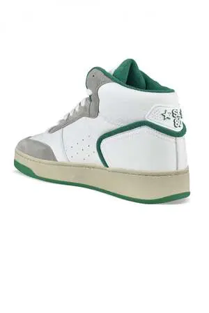 Saint Laurent Sl/80 High-top Sneakers - White