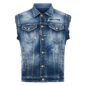 Distressed Vests For Men