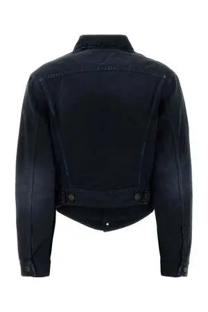 Balenciaga Dark Denim Jacket - Blue