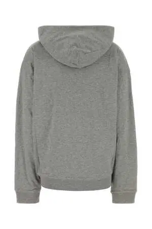Miu Miu Full Zip Hoodie - Gray