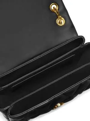 Versace Quilted Lambskin Shoulder Bag With Medusa Head Motif
