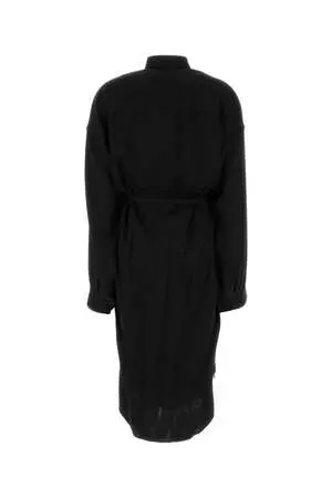 Balenciaga Satin Shirt Dress