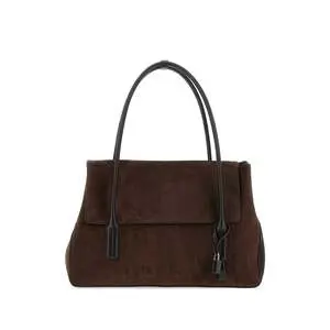 TOM FORD Calf Leather Top Handle Bag With Padlock Detail