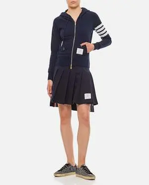 Thom Browne Classic Loopback 4-bar Zip Hoodie - Multicolor