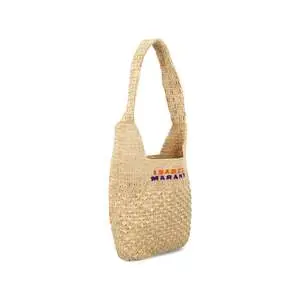 Isabel Marant Étoile Raffia Embroidered Tote Bag